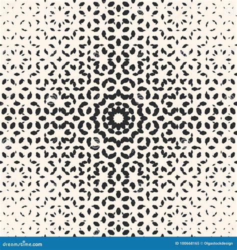 Floral Halftone Pattern Effect Of Gradient Transition Stock Vector Illustration Of Geometric