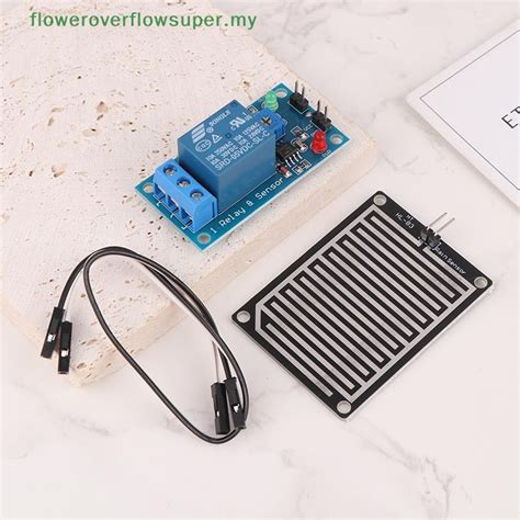 Fsmy Snow Raindrops Detection Sensor Module Rain Weather Module Humidity For Arduino Relay