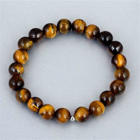 Aaa Tiger Eye Bracelet Tiger Eye Stretch Bracelet Beaded Tiger Eye