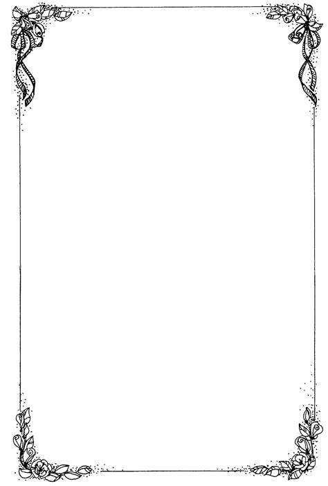 Border Templates Page Borders For Microsoft Word Free Download Free