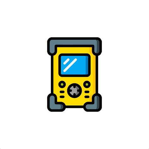 A Yellow And Blue Portable Game Console Icon 53940245 Vector Art At Vecteezy