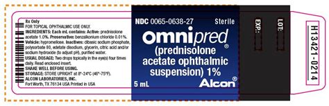 Omnipred Fda Prescribing Information Side Effects And Uses