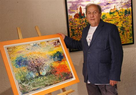 Saint Haon Le Châtel Christian Buchin Au Castel Des Arts « Écoutez Sa Peinture Et Regardez Sa