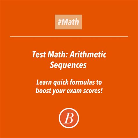 Arithmetic Sequences Are A Favorite Topic On Standardized Tests Like