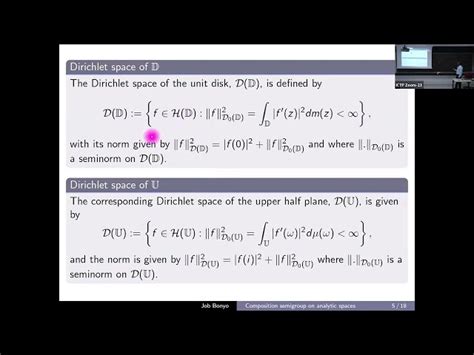 Free Video Composition Semigroups On Analytic Spaces Of The Upper Half Plane From Ictp