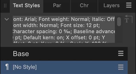 Text Styles Summary Is Cut Off V2 Bugs Found On Macos Affinity Forum