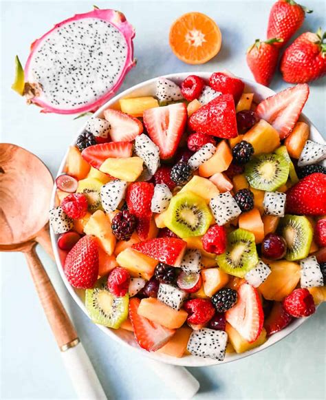 Easy Fresh Fruit Salad Recipe The Best Fruit Salad Refreshing And