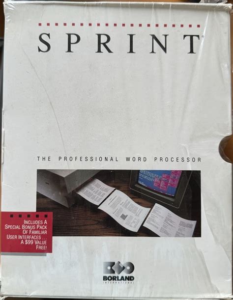 [offer] Borland Sprint 1 01 Word Processor [5 25] Scp Img — Winworld
