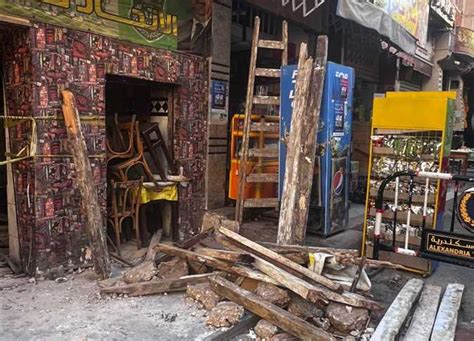 وكيل صحة الإسكندرية حالة مصابي حادث سقوط سقف مقهى وكالة الليمون