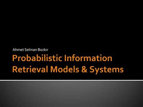 Information Retrieval 14 Fuzzy Set Models Of Ir Pptx Computing