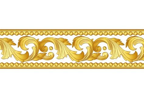 Golden Ornamental Border Design Free Vector Download