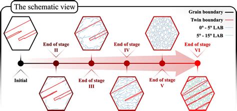 The Schematic View Of The Occurred Microstructural Evolution At