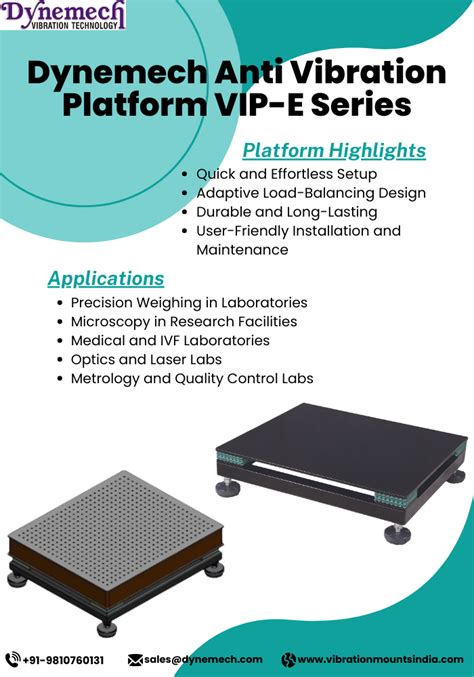 Dynemech Systems Vibration Control Dynemech Vibration Isolator Vip E Series