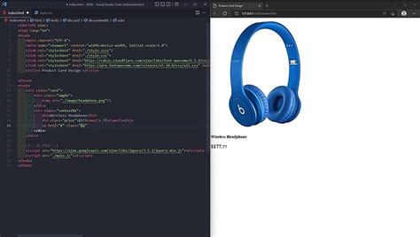 E Commerce Product Card Ui Design Using Html And Css Video Dailymotion