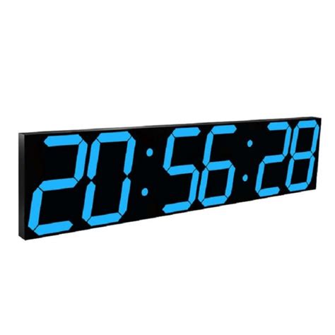 Multifunctional LED Wall Clock Creative Digital Clock US Plug Style Sealed Box Remote Control
