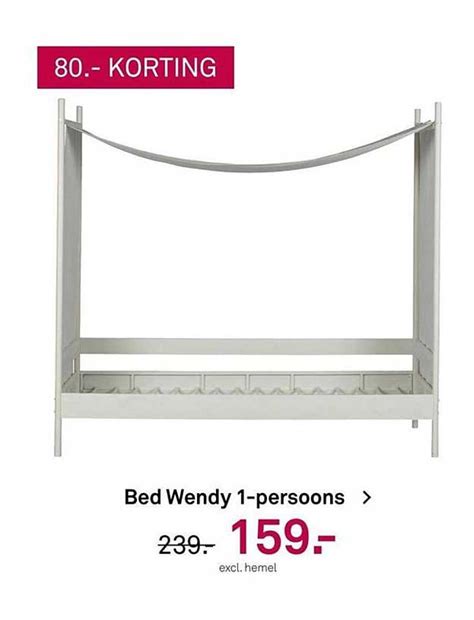 Bed Wendy 1 Persoons 80 Korting Aanbieding Bij Karwei 1folders Nl