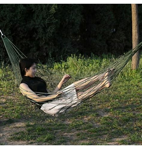 그물형 해먹 침대 감성 캠핑 해변 휴양지 그린 티몬