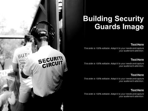 Building Security Guards Image Powerpoint Presentation Designs Slide Ppt Graphics