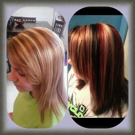 Sisters Blondelowlitesreddark Brown Long Hair Styles Hair Blonde