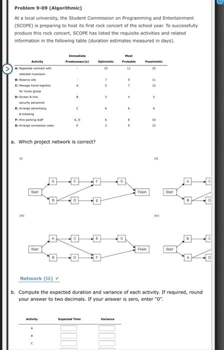 problem 9 09 algorithmic at a local university the