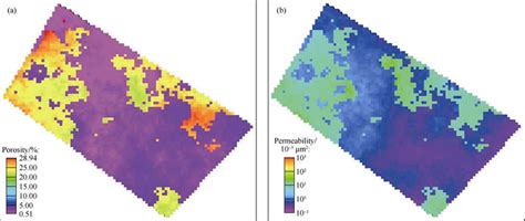 Porosity Permeability Distribution In A Carbonate Reservoir