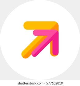 Illustration Big Small Arrows Direction Pointer Stock Vector Royalty