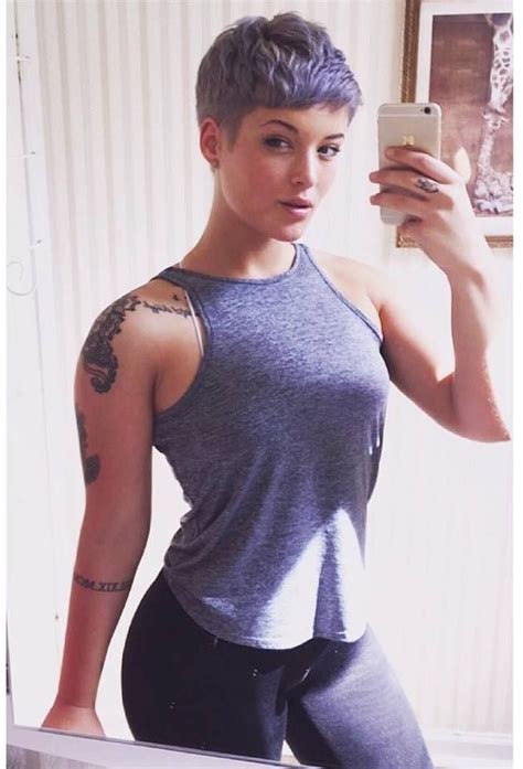 Pin By Maria On Hair Short Hair Styles Pixie Super Short Hair Pixie