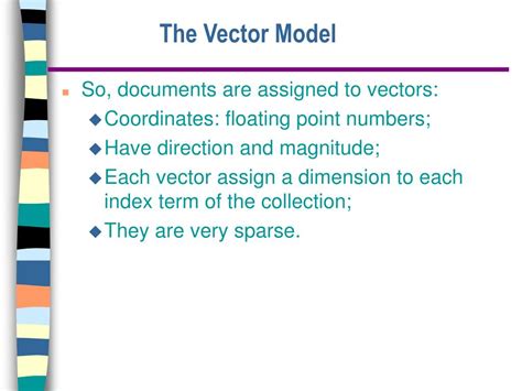 Ppt The Vector Space Model Powerpoint Presentation Free Download Id3656581