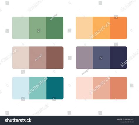 Matching Color Palette Guide Swatch Catalog Stock Vector Royalty Free 2164913527 Shutterstock