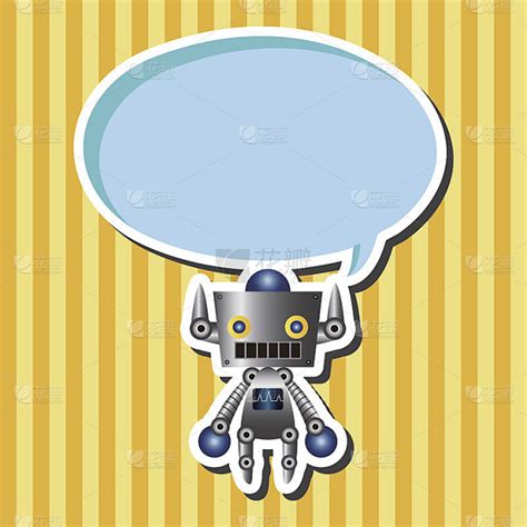 机器人主题元素