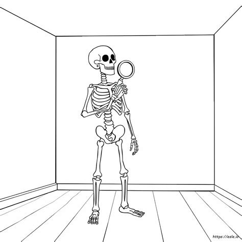 Printable Skeleton Coloring Pages