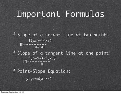 Calculus Ab Slope Of Secant And Tangent Lines