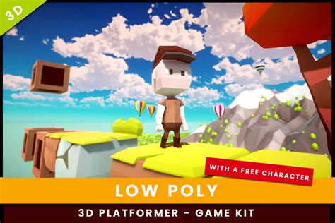 3d Platformer Game Kit Low Poly