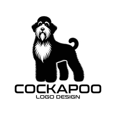 Cockapoo Dog Vector Logo Design Premium Ai Generated Vector