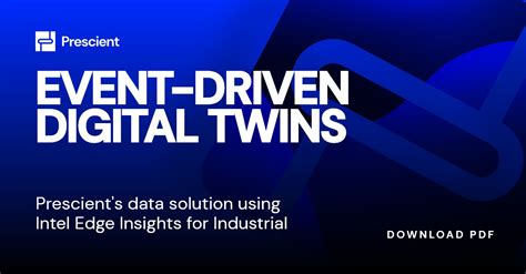 Andy Wang Phd On Linkedin Prescients Event Digital Twin Solution Datasheet Prescient Devices