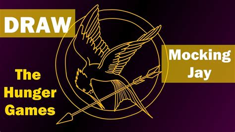 How To Draw The Hunger Games Mockingjay Pin