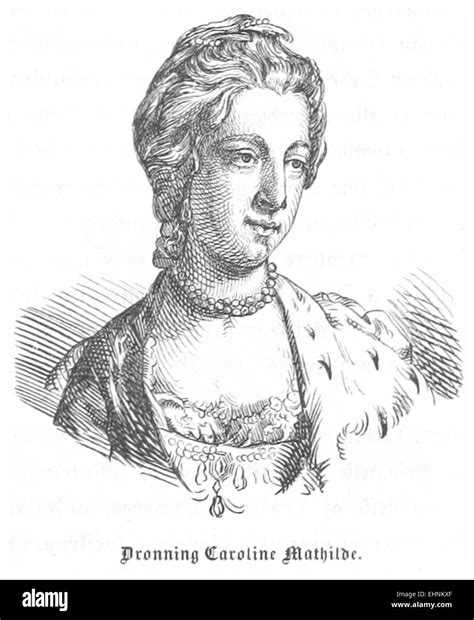 Caroline Mathilde Banque Dimages Noir Et Blanc Alamy