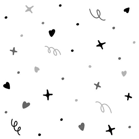 Premium Vector Cute Confetti Sprinkle Polkadot Dot Line Mini Heart