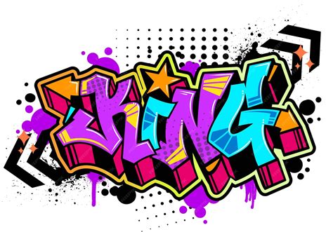 Premium Vector Graffiti Art Text Vector Illustration