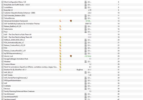 hotkey problem technical support advanced animation framework loverslab