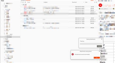 Download Error Of Attachements After Move To Another Folder Crashing Em Client Em Client