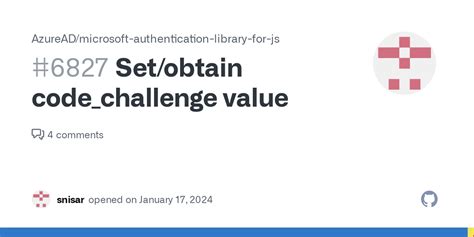 Setobtain Codechallenge Value · Issue 6827 · Azureadmicrosoft