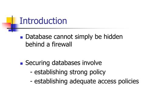 PPT Database Security PowerPoint Presentation Free Download ID