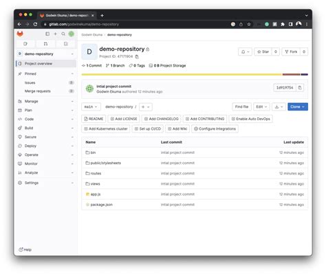 Pushing A Project To Gitlab Circleci