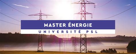 Master Energie Chimie Paristech Psl