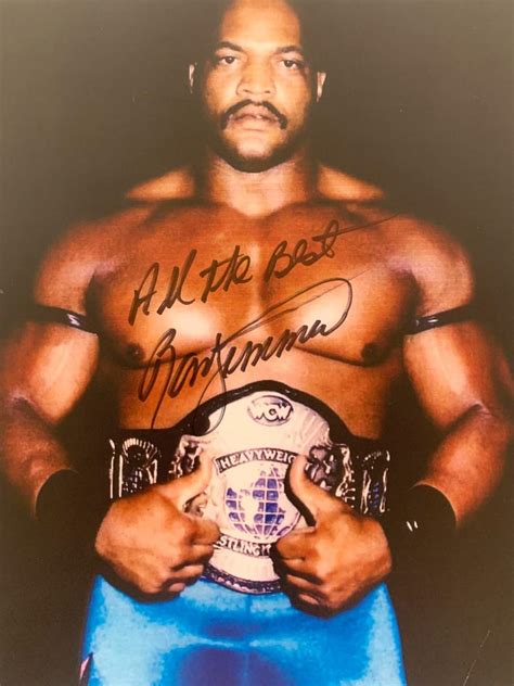 Wrestler Ronald Simmons Signed Photo