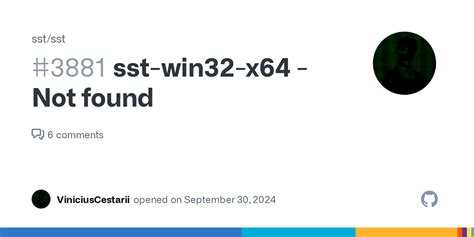 Sst Win32 X64 Not Found · Issue 3881 · Sstsst · Github