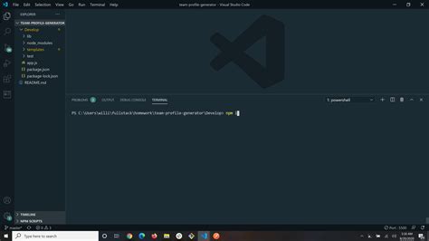github alisonwilliamson team profile generator a software engineering team generator command
