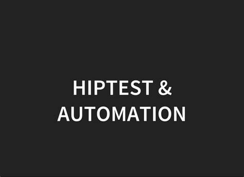 5 steps for successful automation with hiptest ppt