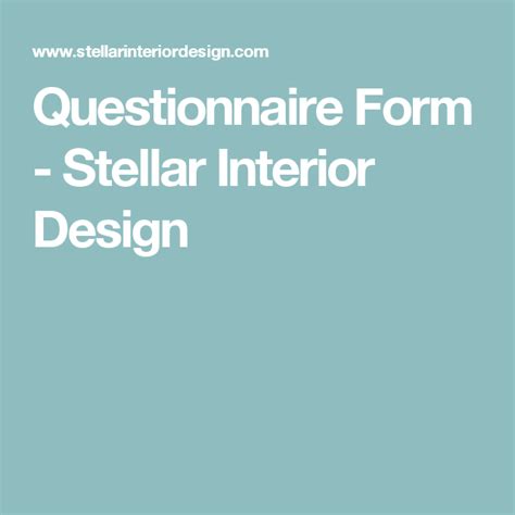 Business Idea Questionnaire Business Ideas